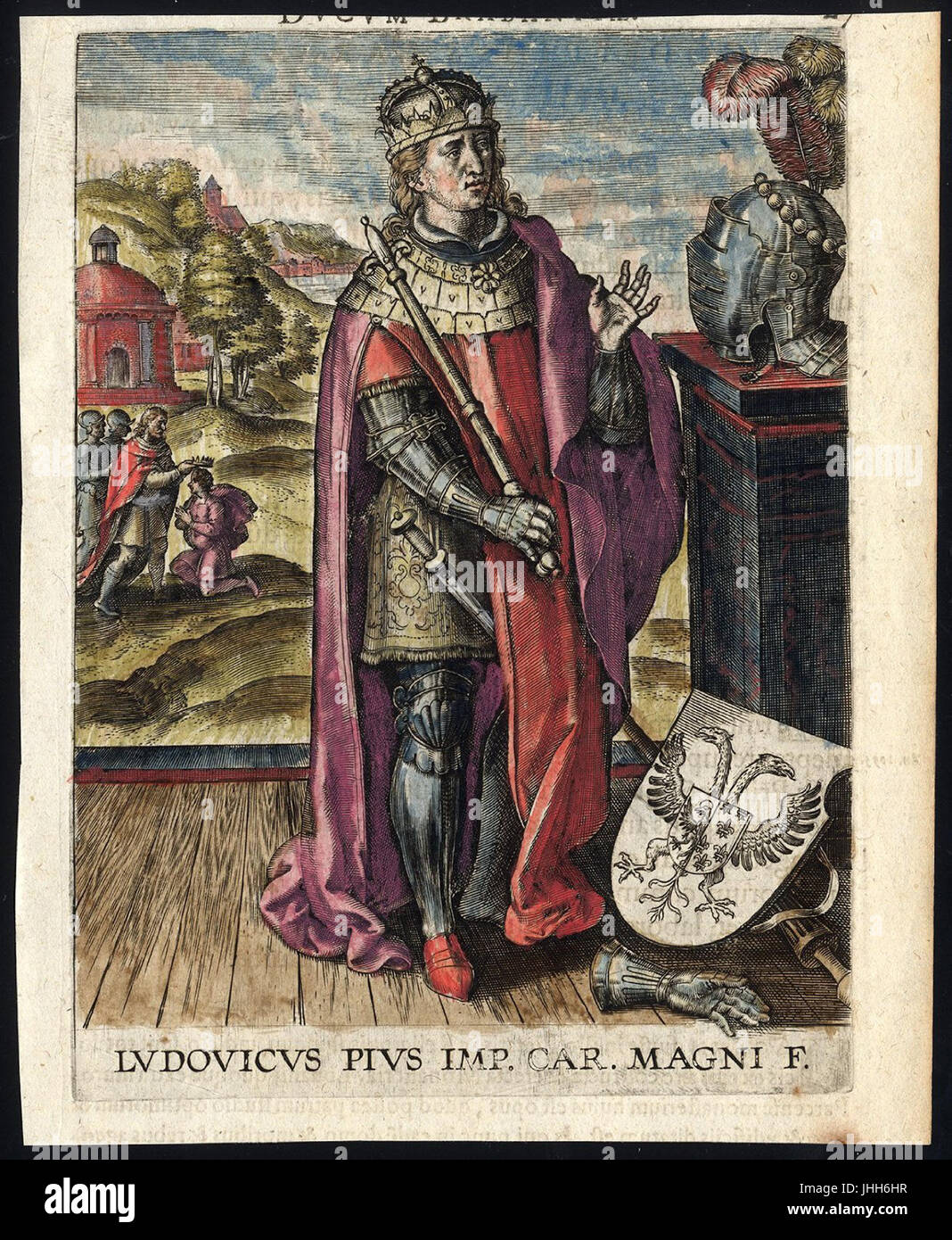 Louis the pious Stock Photo - Alamy