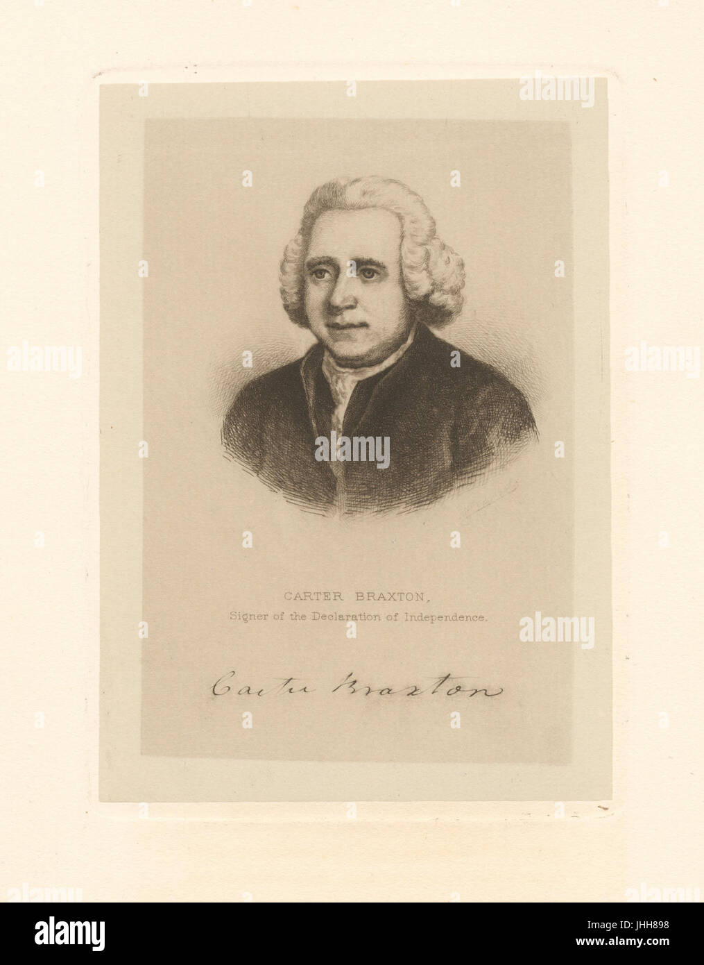 Carter Braxton, singer of the Declaration of Independence (NYPL Hades ...