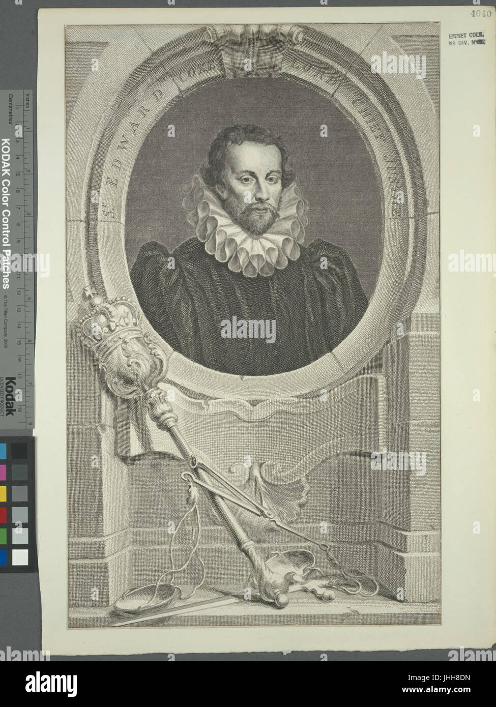 Sir Edward Coke Lord Chief Justice (NYPL Hades-287567-1253586 Stock ...