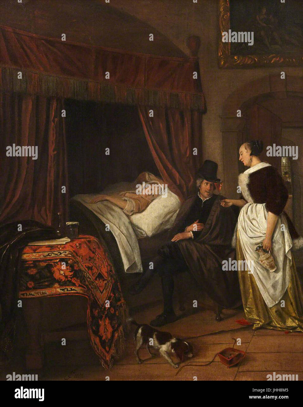 Jan Steen - The Doctor's Visit EDI UNI EU 0738 Stock Photo - Alamy