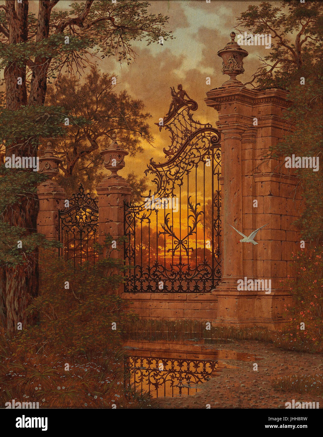 Ferdinand Knab Am Schlosstor Stock Photo - Alamy