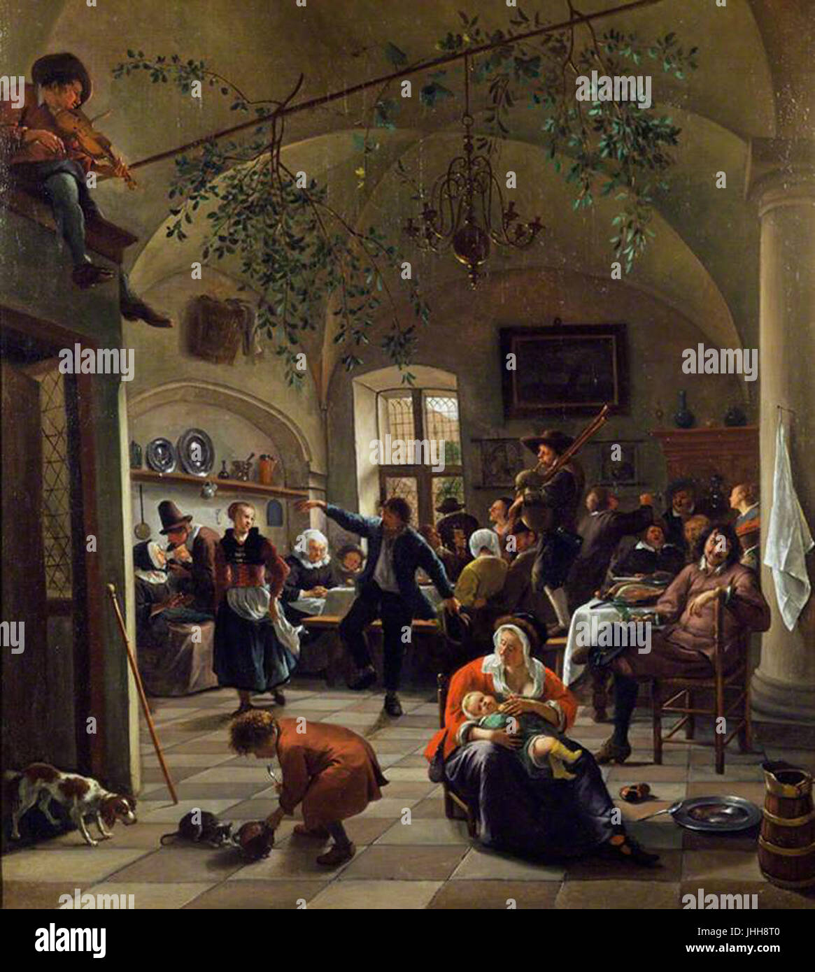 Merrymaking in a tavern hi-res stock photography and images - Alamy