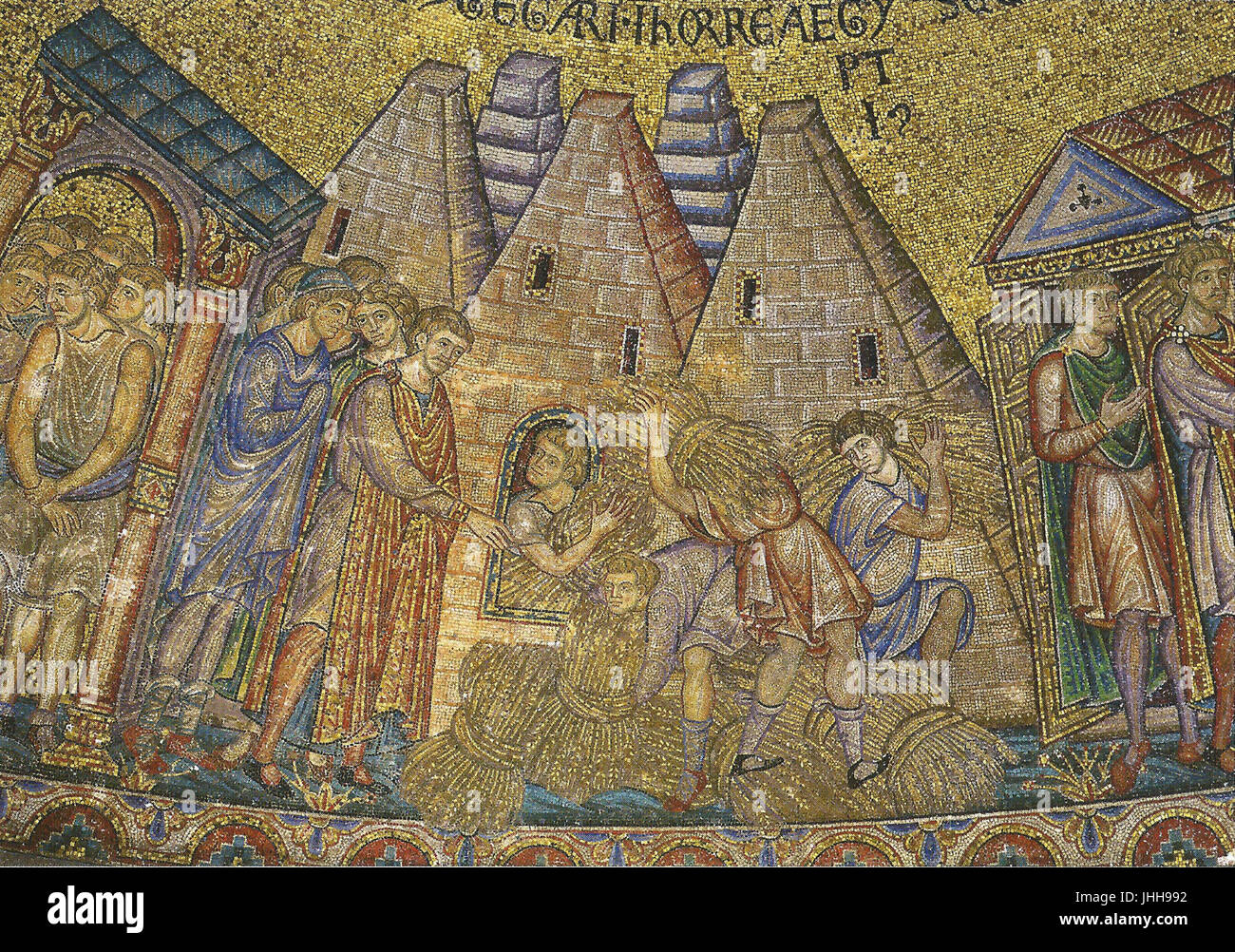 Joseph Gathering Corn (San Marco Stock Photo - Alamy