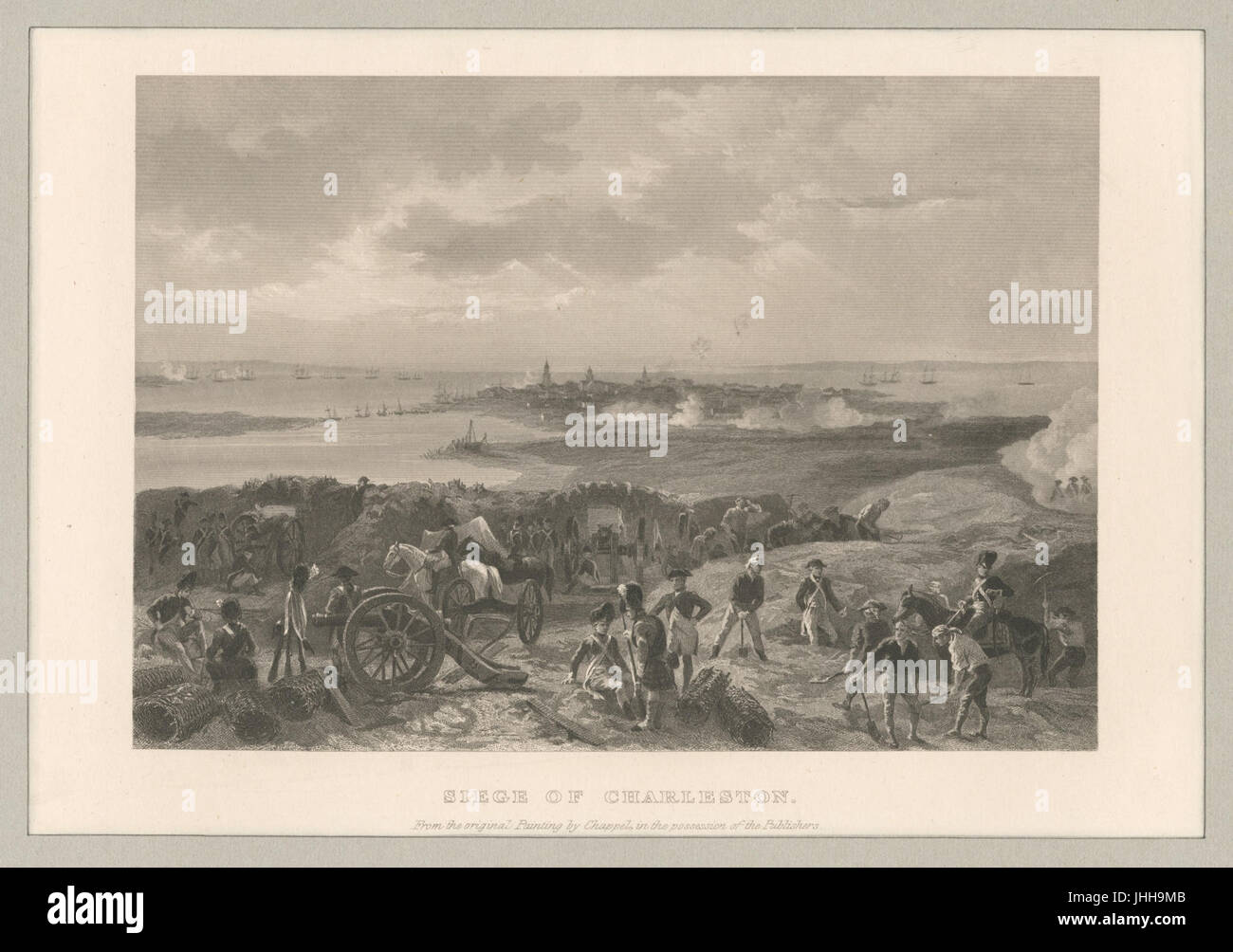 Battle of charleston revolutionary war hi-res stock photography and ...