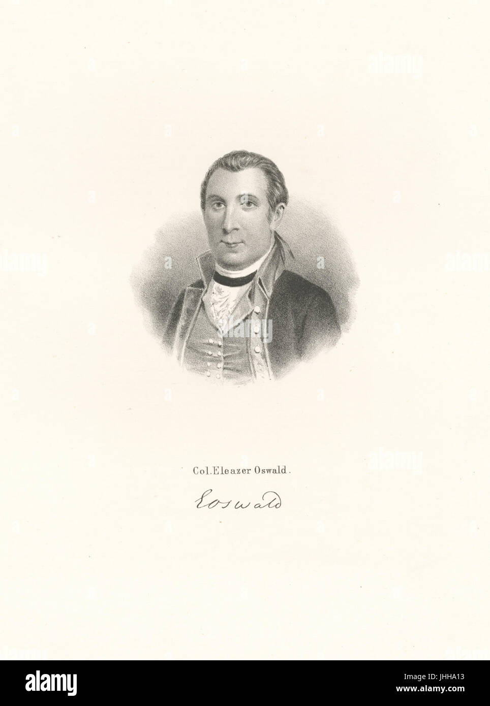 Col. Eleazer Oswald (NYPL b12610613-423621 Stock Photo - Alamy