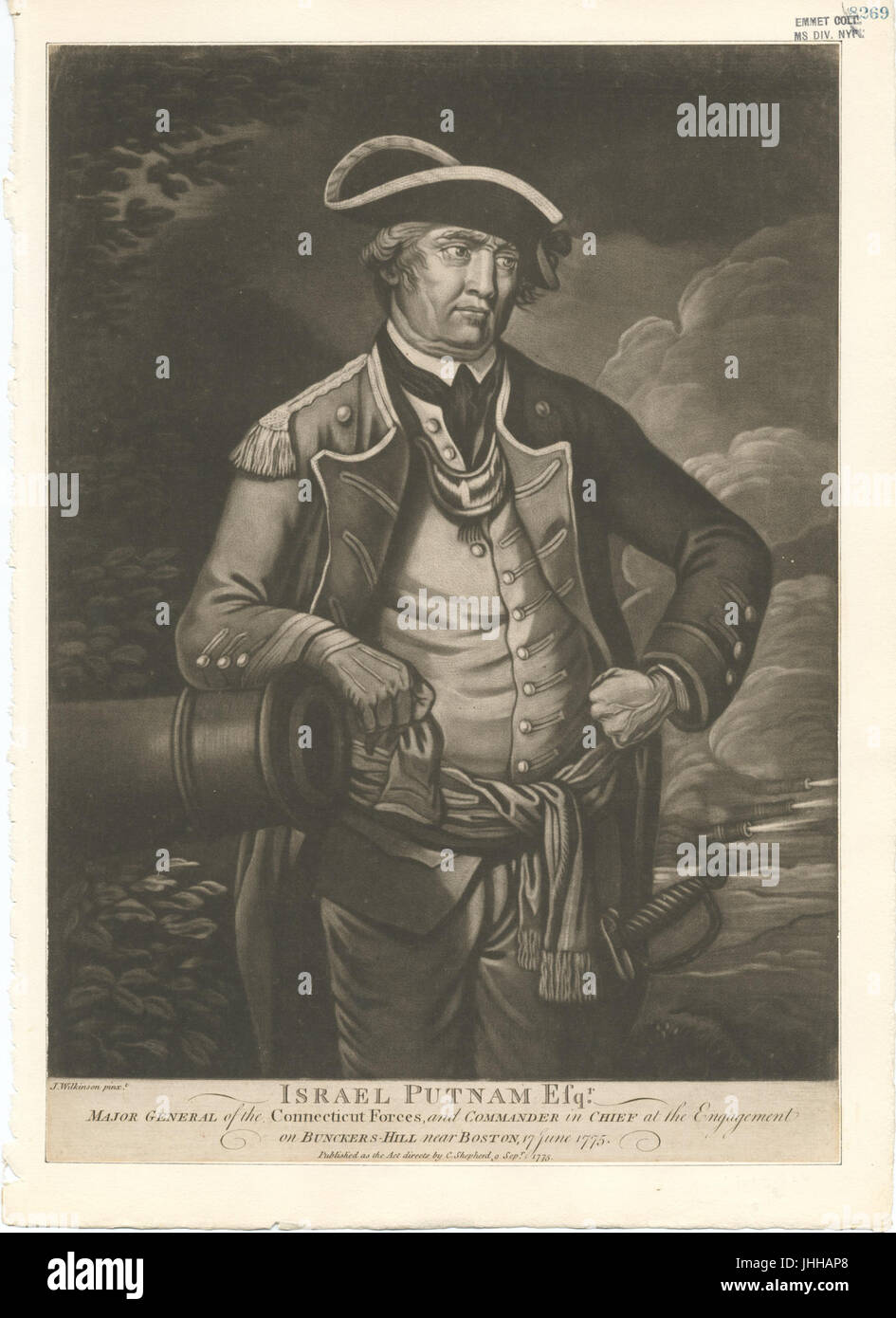 Israel Putnam Esqr (NYPL b12610205-422586 Stock Photo - Alamy