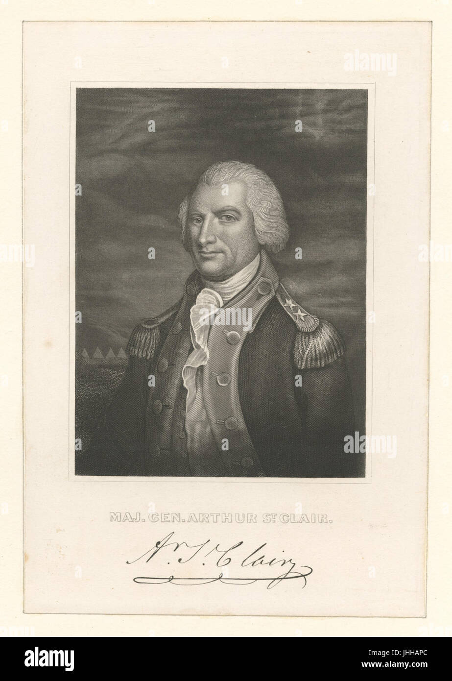 Maj. Gen. Arthur St. Clair (NYPL b12610205-421473 Stock Photo - Alamy