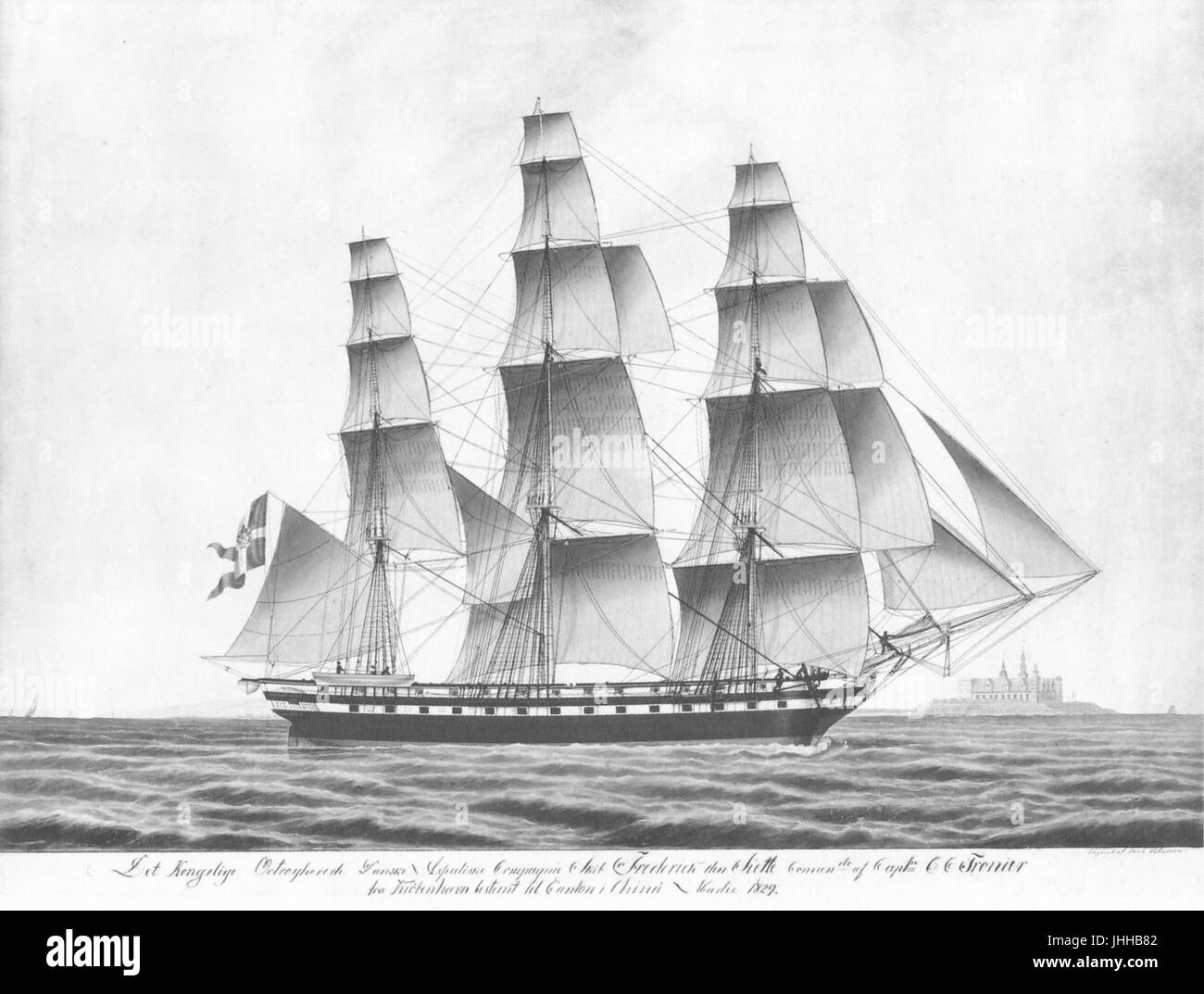 Jacob Petersen - Frederik den Sjette - 1829 Stock Photo - Alamy