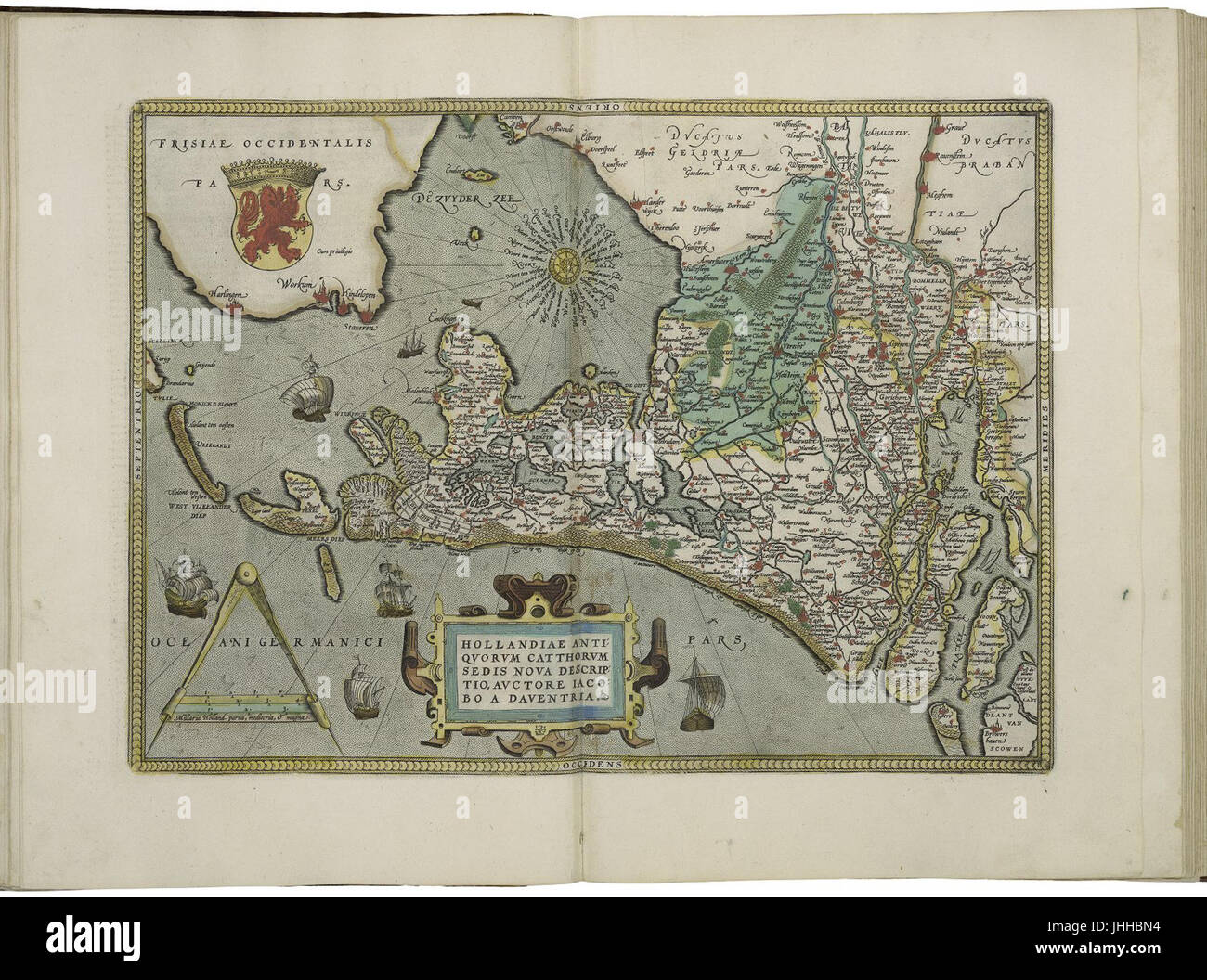 Map of holland hi-res stock photography and images - Alamy