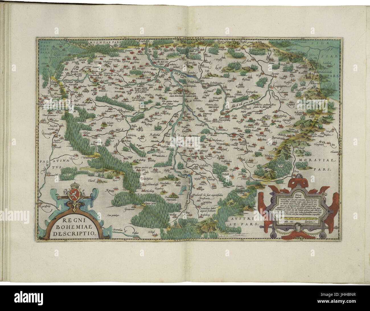 Map of bohemia hi-res stock photography and images - Alamy
