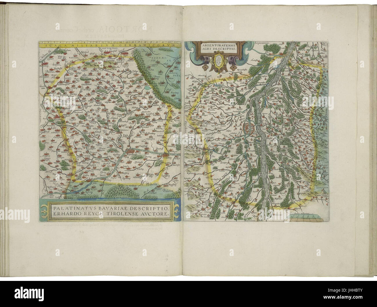 Maps of the County Palatine of Bavaria and of the territory of ...