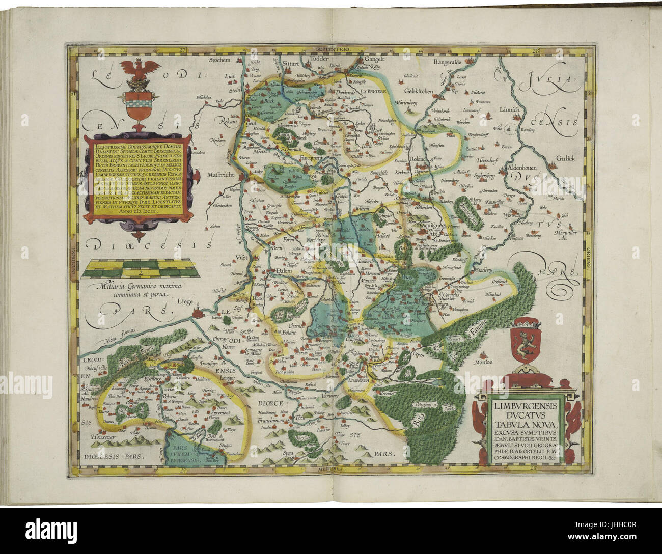 Map of limburg hi-res stock photography and images - Alamy