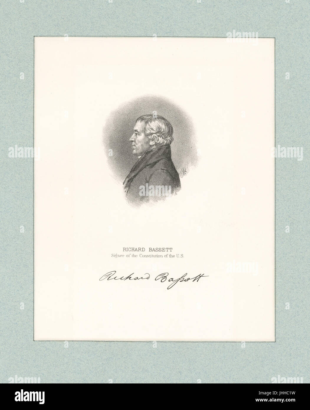 Richard Bassett signer of the Constitution of the U.S (NYPL NYPG97-F82 ...