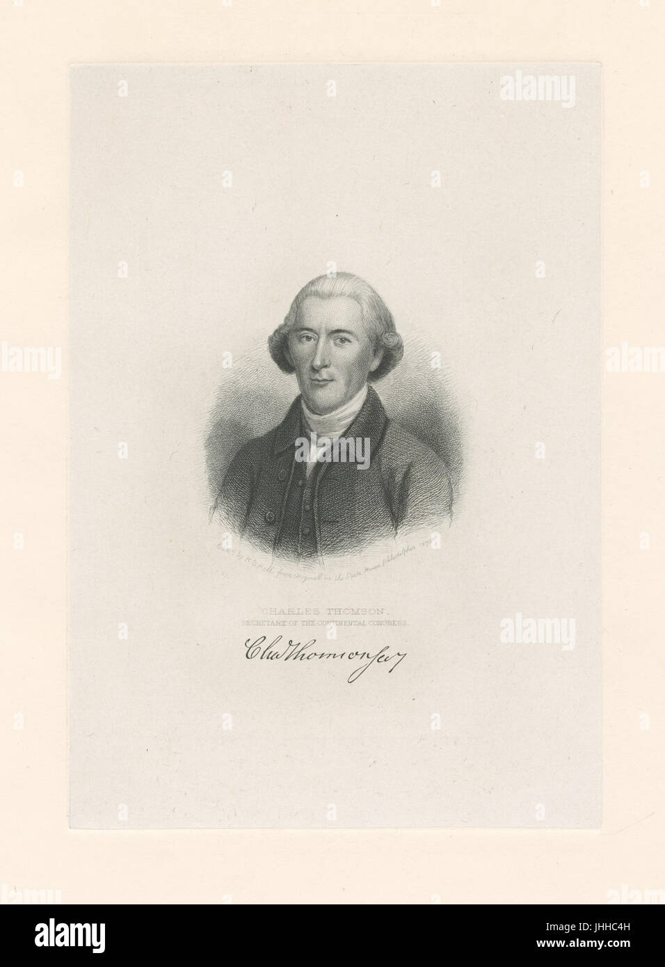 Charles Thomson secretary of the Continental Congress (NYPL NYPG97-F82 ...