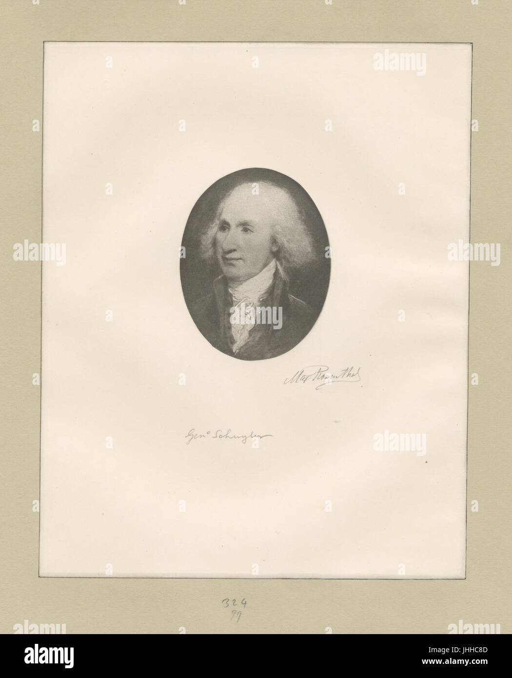 Genl. Schuyler (NYPL b13049823-423587 Stock Photo - Alamy