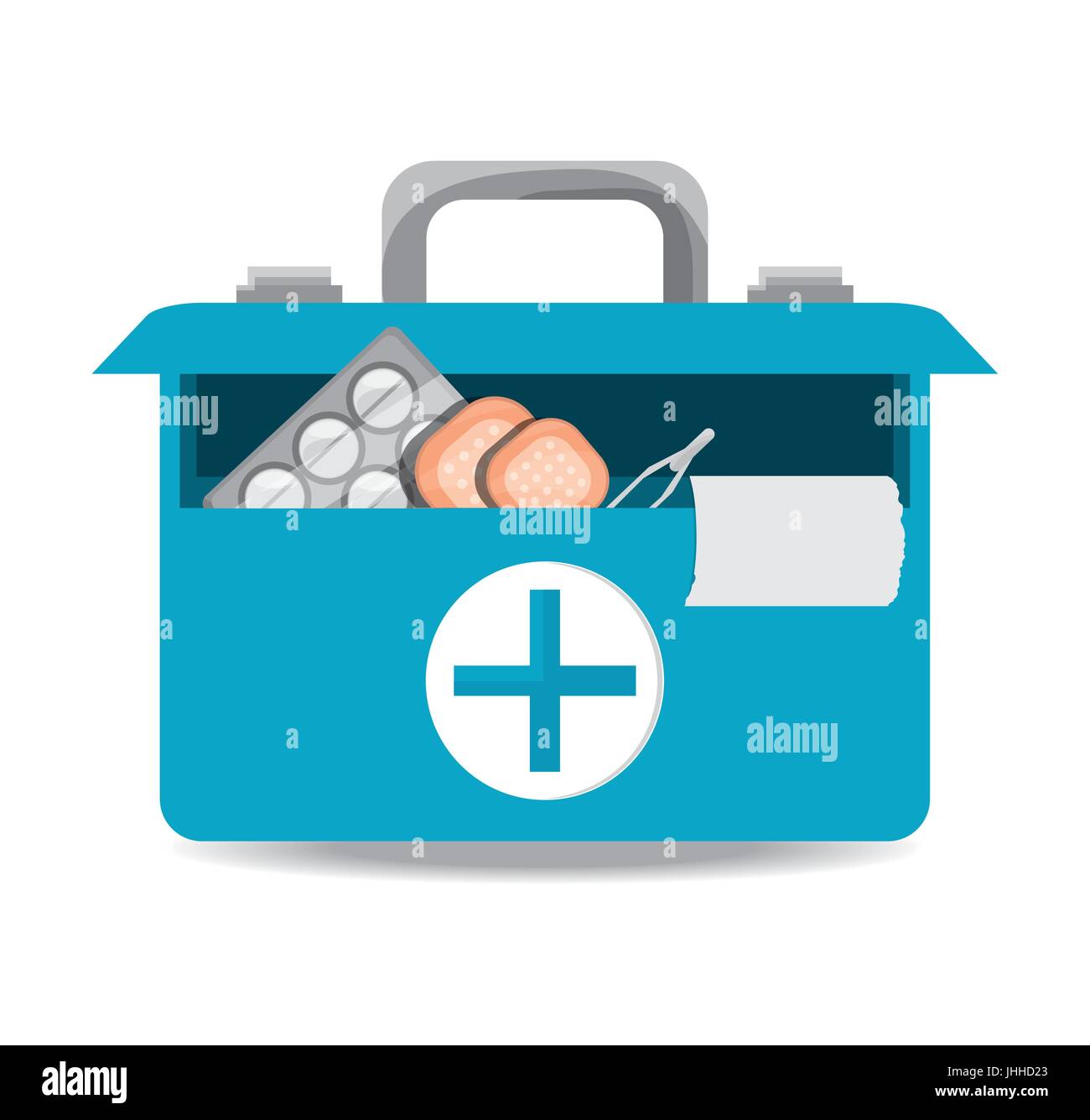 Band aid pills medical Cut Out Stock Images & Pictures - Alamy