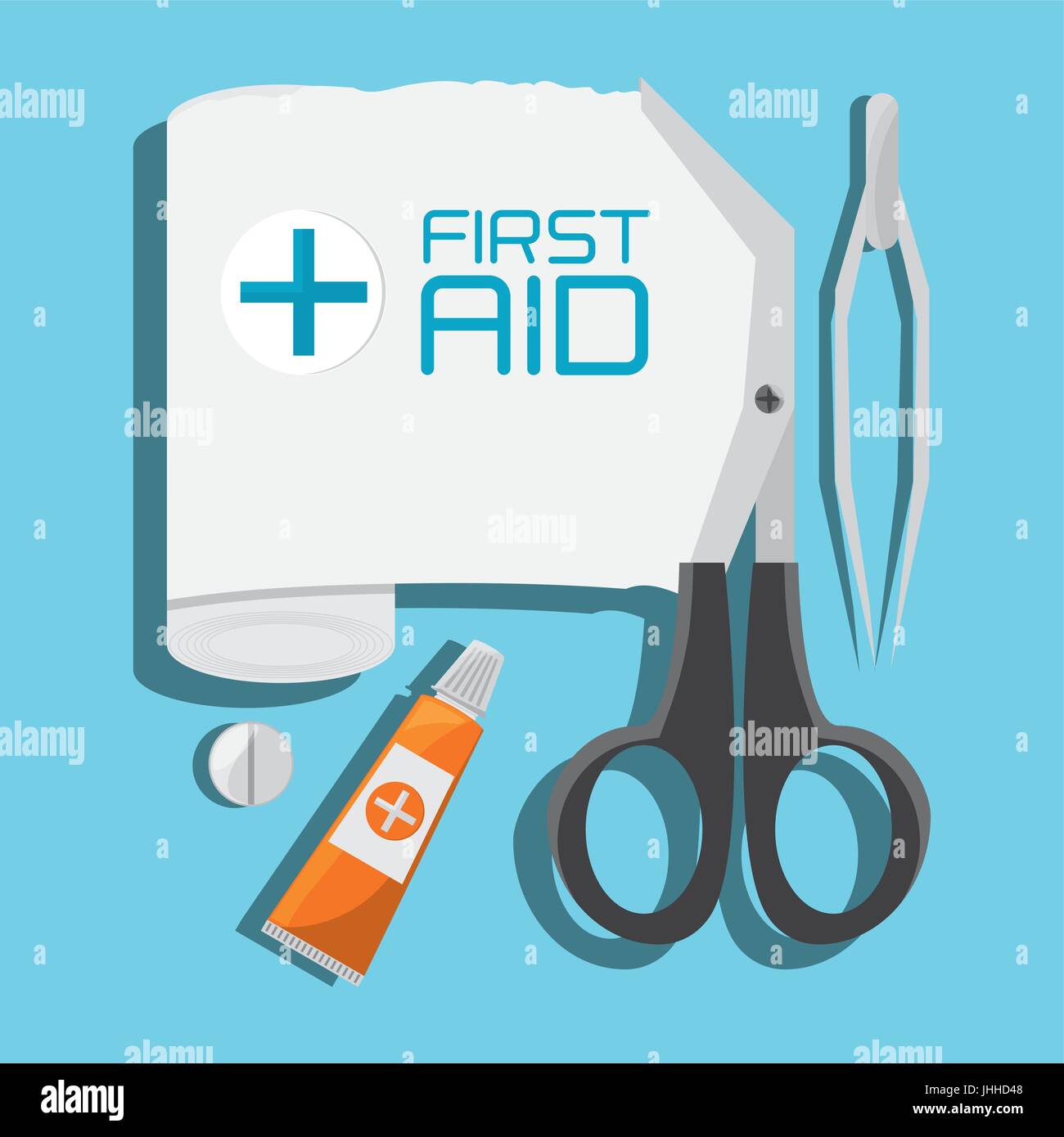 medical first aid tools treatment Stock Vector Image & Art - Alamy