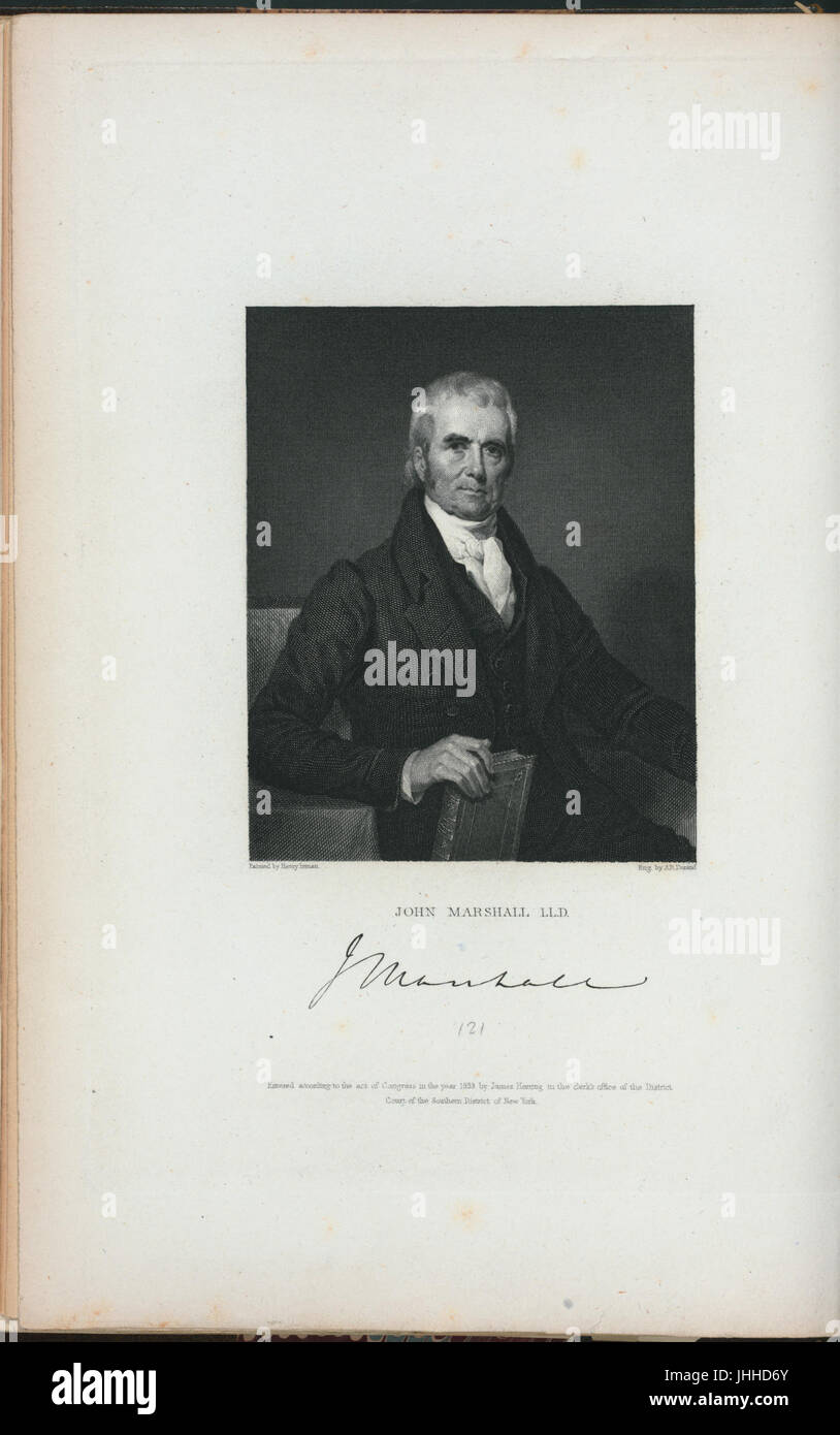 John marshall chief justice hi-res stock photography and images - Alamy