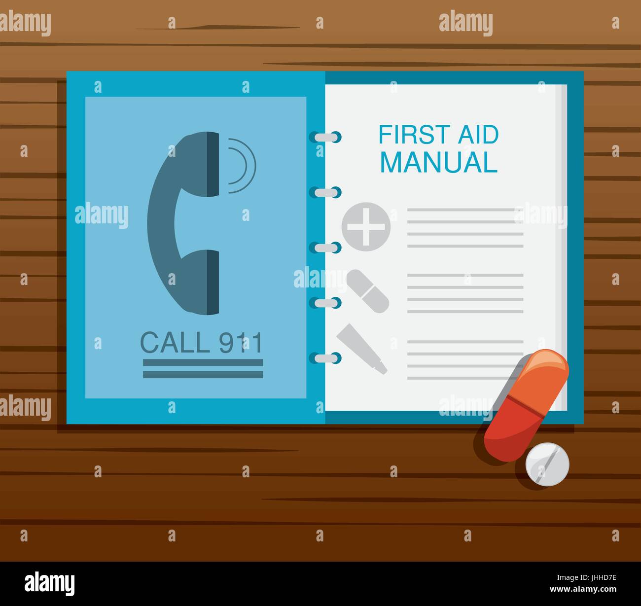 Manual for life Stock Vector Images - Alamy