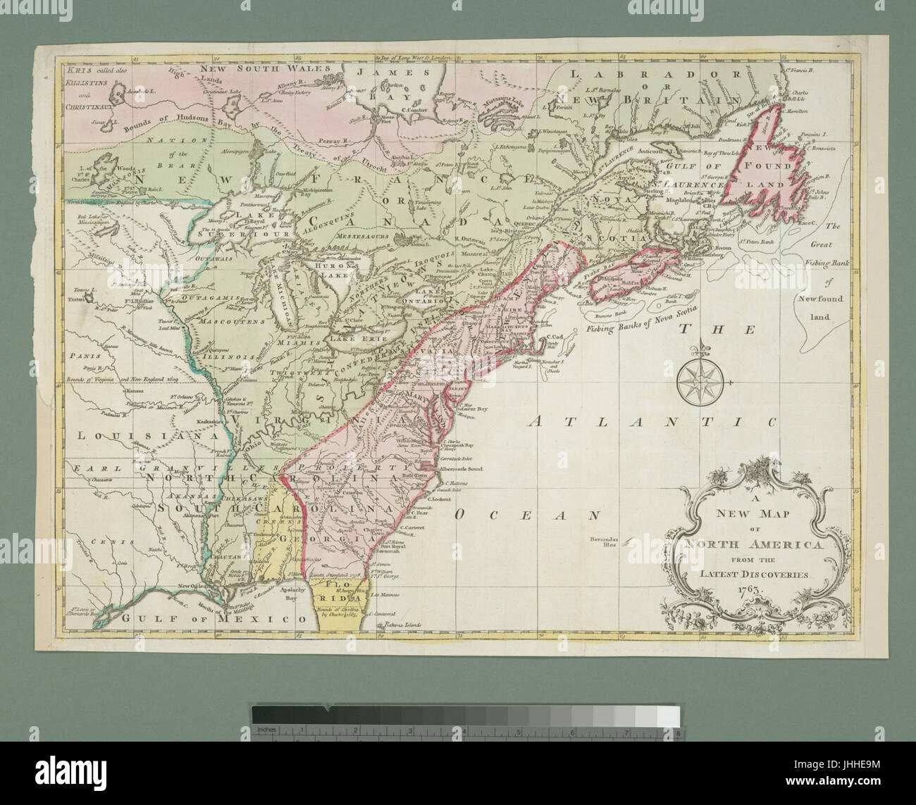 A new map of North America from the latest discoveries, 1763 (NYPL ...