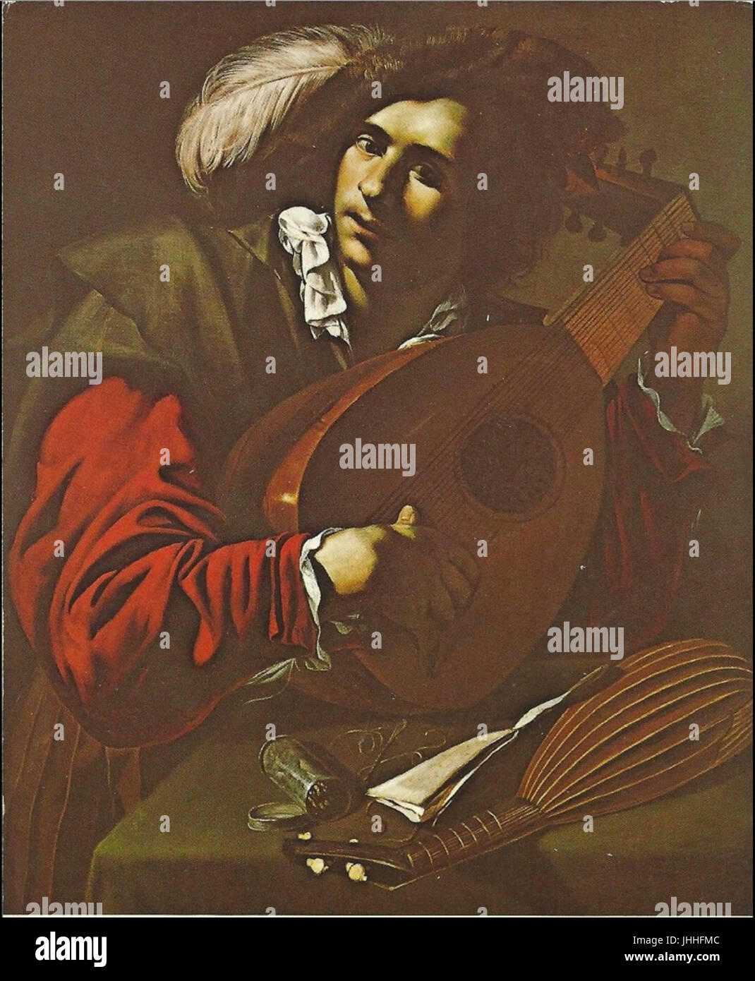 Medieval lute player hi-res stock photography and images - Alamy