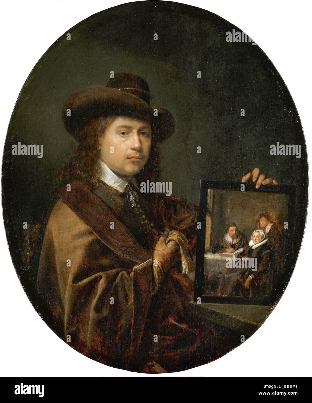 Gerard dou, self portrait hi-res stock photography and images - Alamy