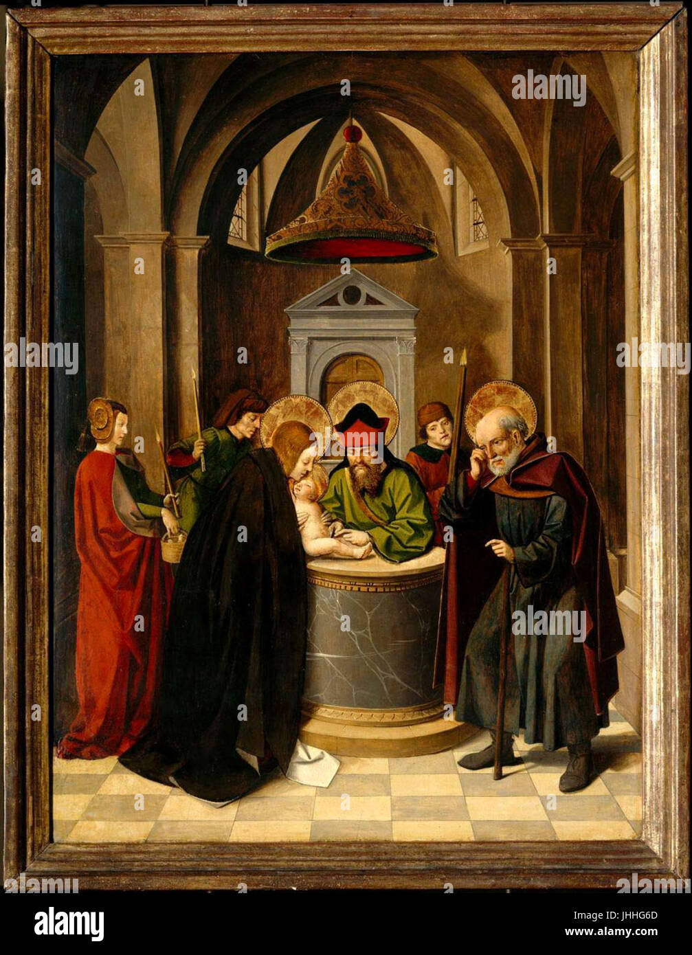 Josse Lieferinxe-La Circoncision Stock Photo - Alamy