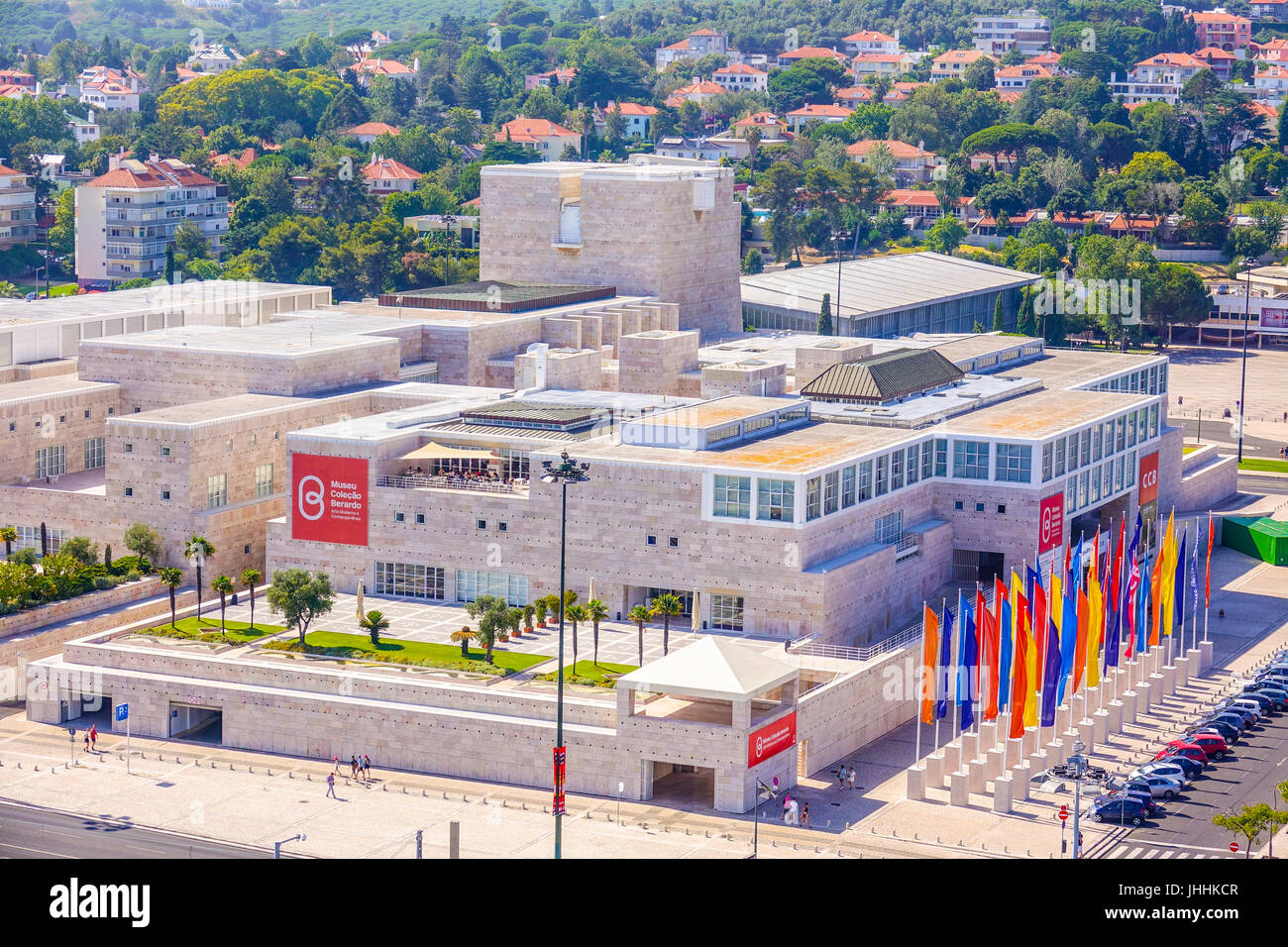 CCB in Lisbon - Cultural Centre of Belem - aerial view - LISBON ...