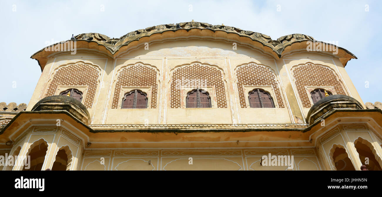 Part of Hawa Mahal (Wind Palace) in Jaipur, India. Jaipur, known as the ...
