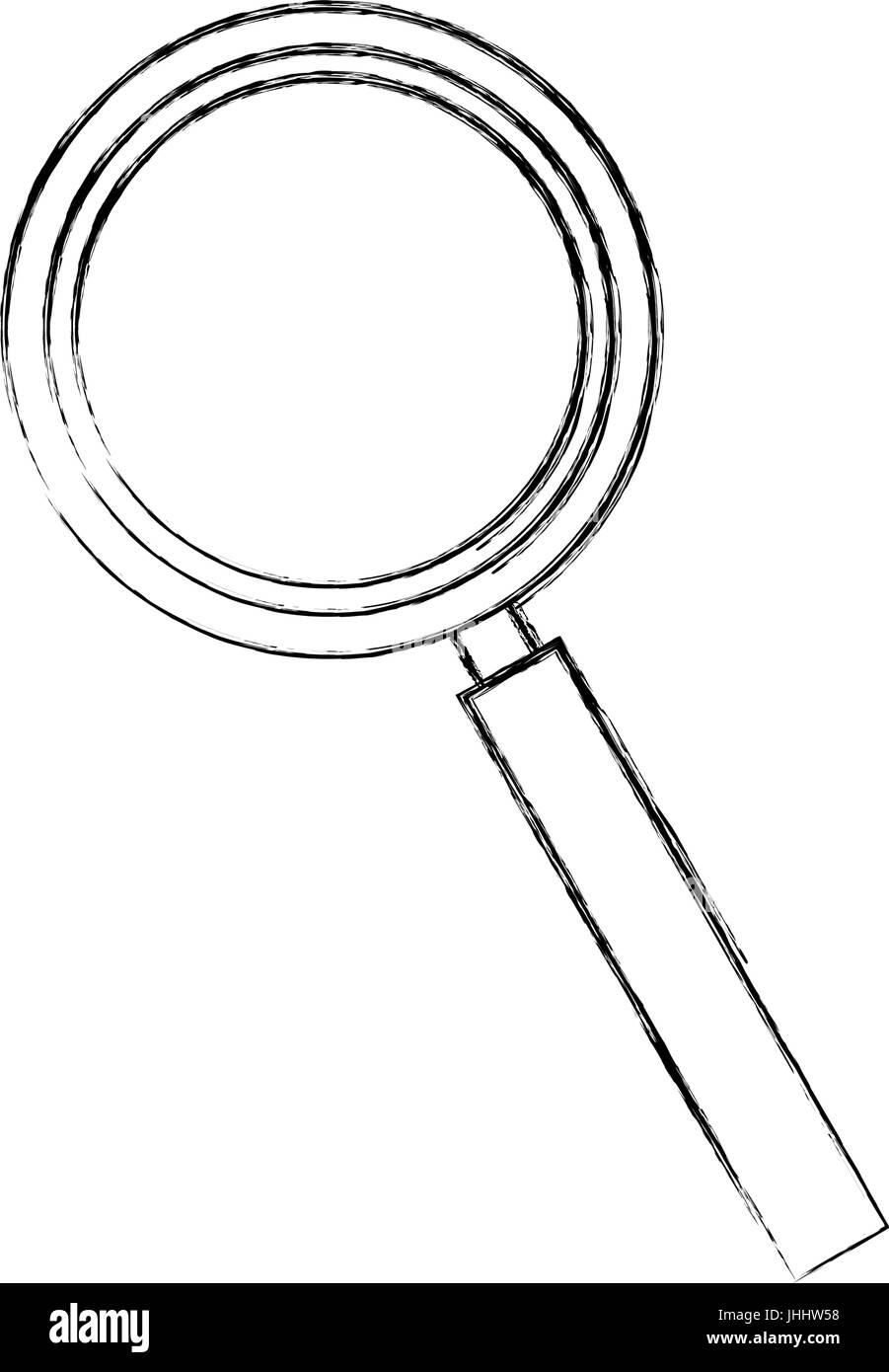 magnifier find zoom discovery research icon Stock Vector Image & Art ...
