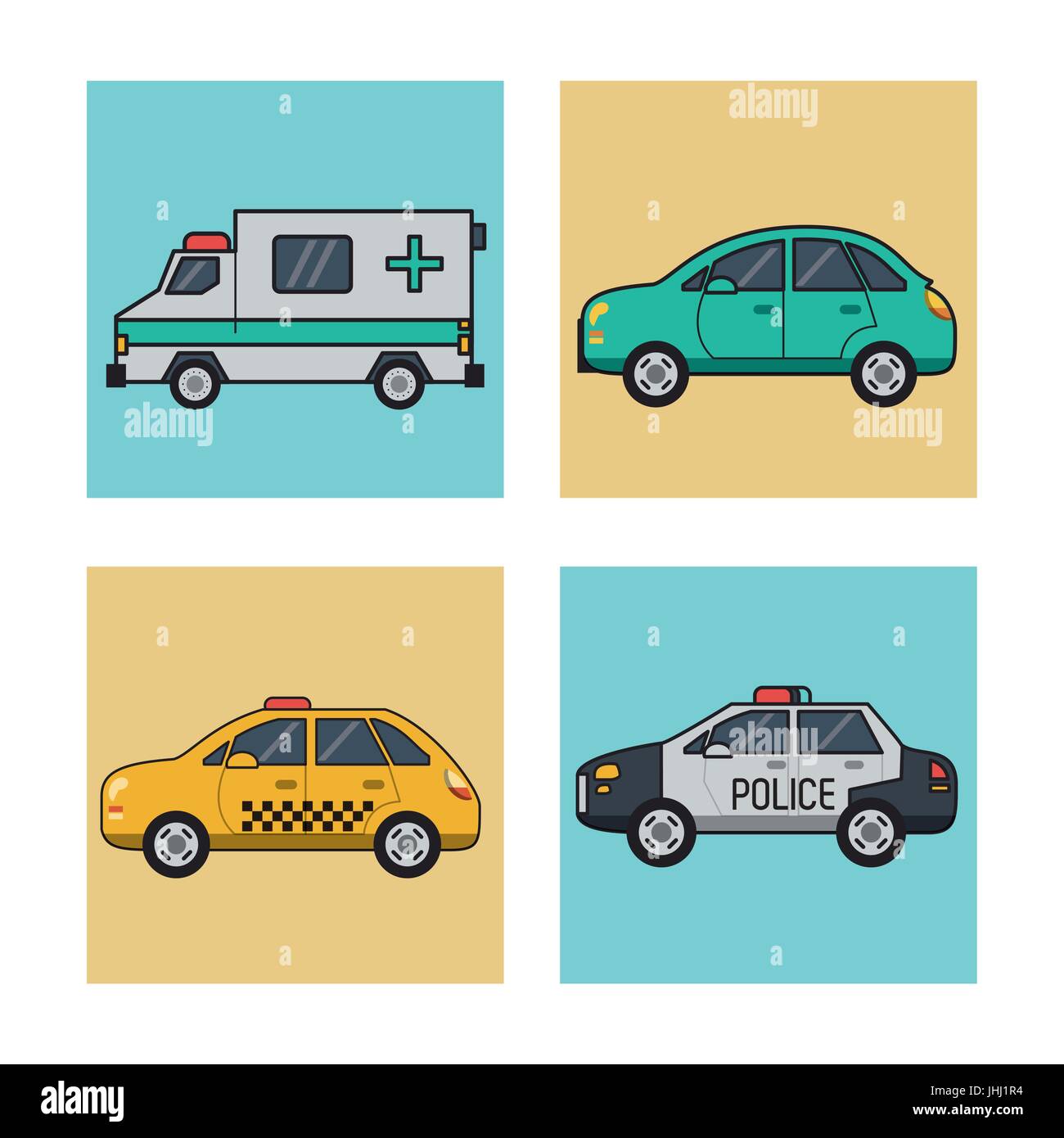 Square cab Cut Out Stock Images & Pictures - Alamy