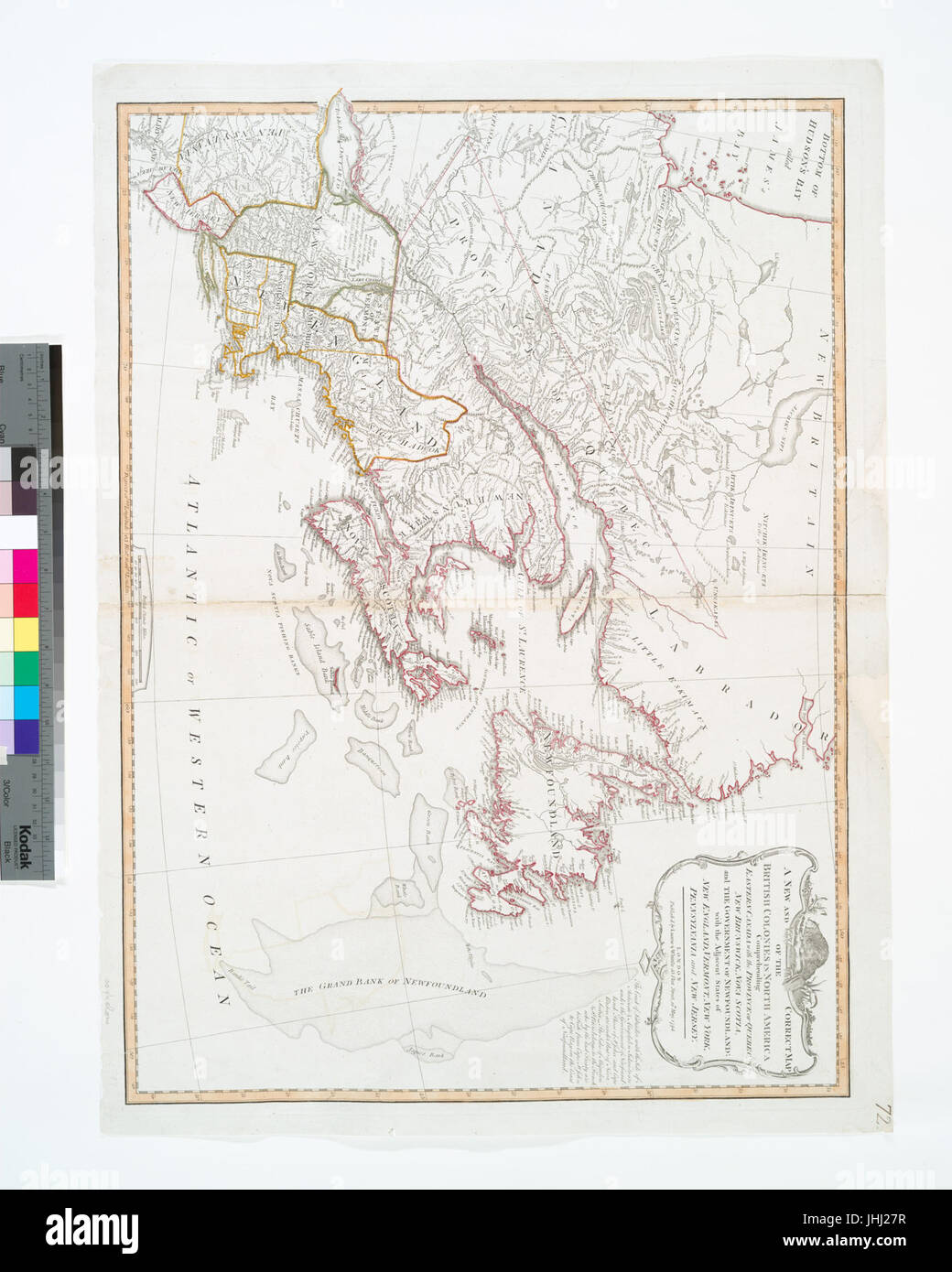 Map of british colonies in america hi-res stock photography and images ...