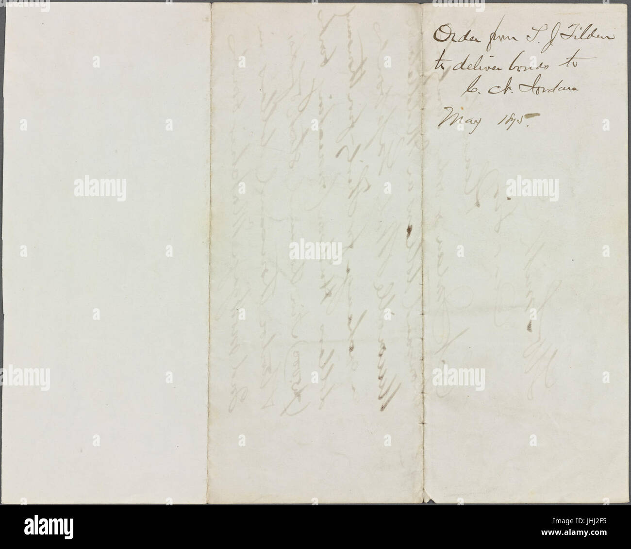 Correspondence with Samuel J. Tilden (NYPL b11652246-2053025 Stock ...
