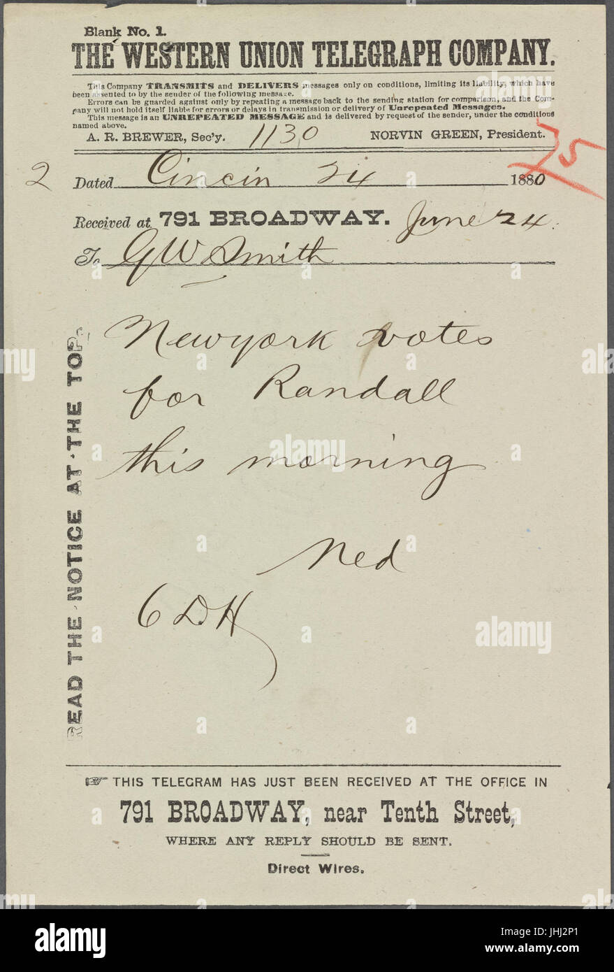 1880 democratic national convention hi-res stock photography and images ...