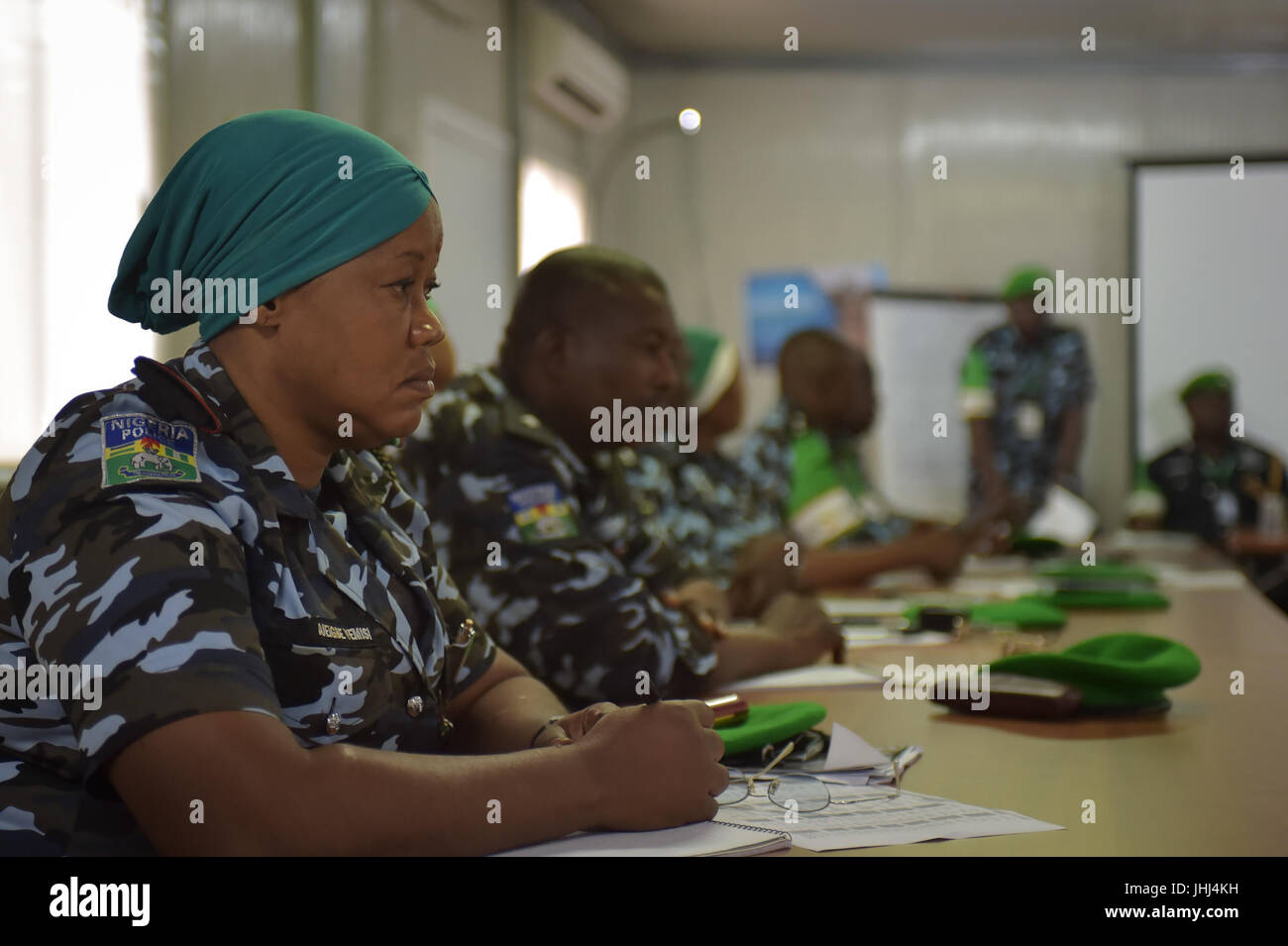 Induction officer hi-res stock photography and images - Alamy