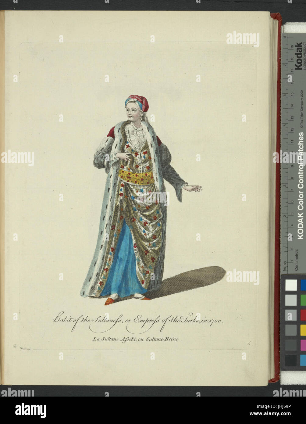 Habit of the sultaness, or empress of the Turks in 1700. La sultane ...
