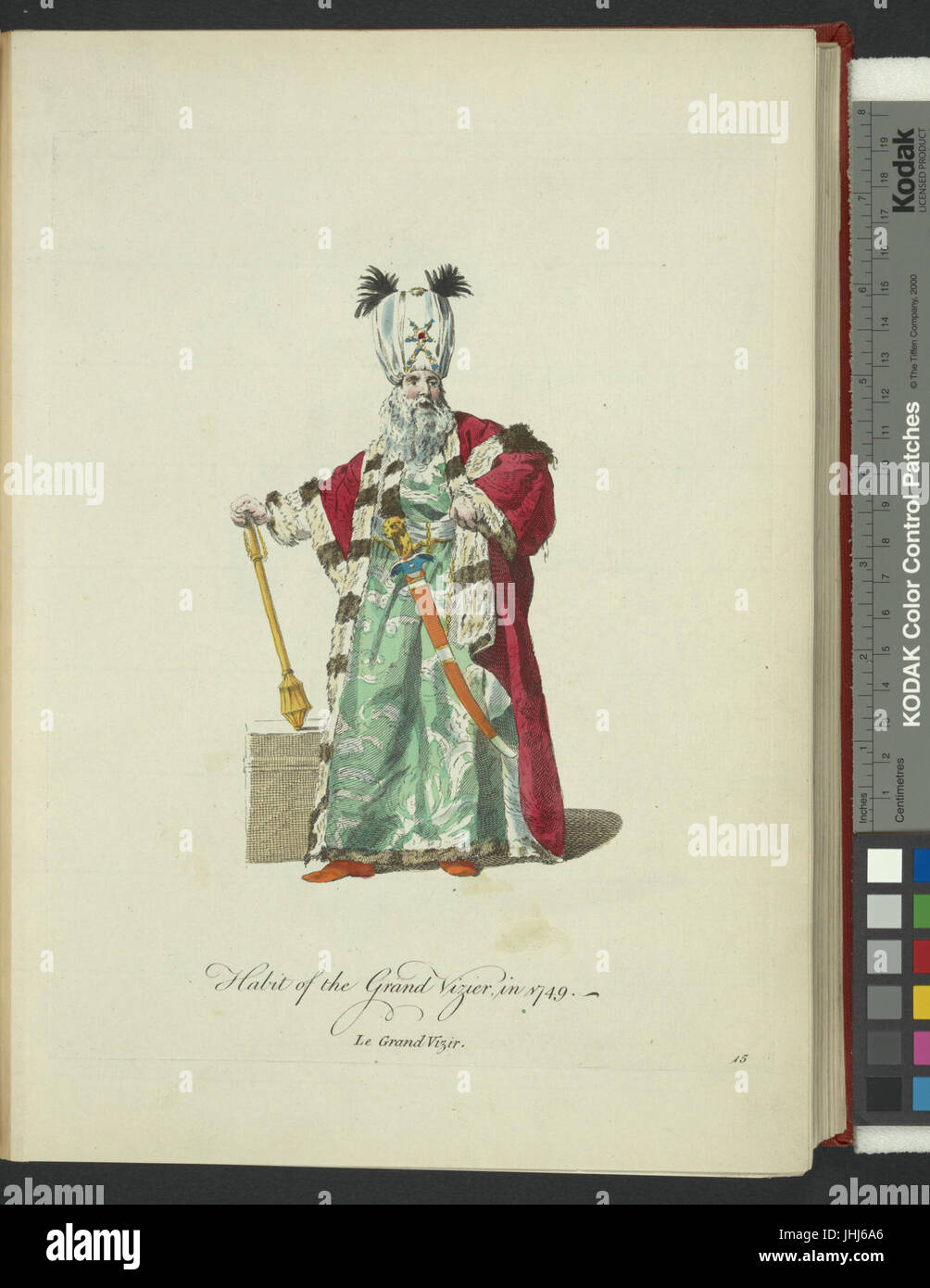Habit of the grand vizier in 1749. Le grand vizir (NYPL b14140320 ...