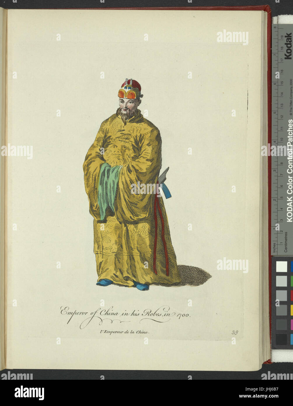 Emperor of China in his robes, in 1700. L'empereur de la Chine (NYPL ...
