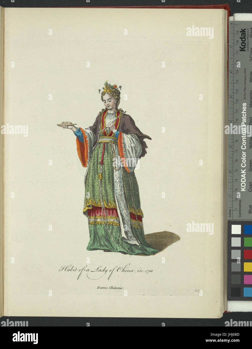 Habit of a lady of China in 1700. Dame Chinoise (NYPL b14140320-1638051 ...