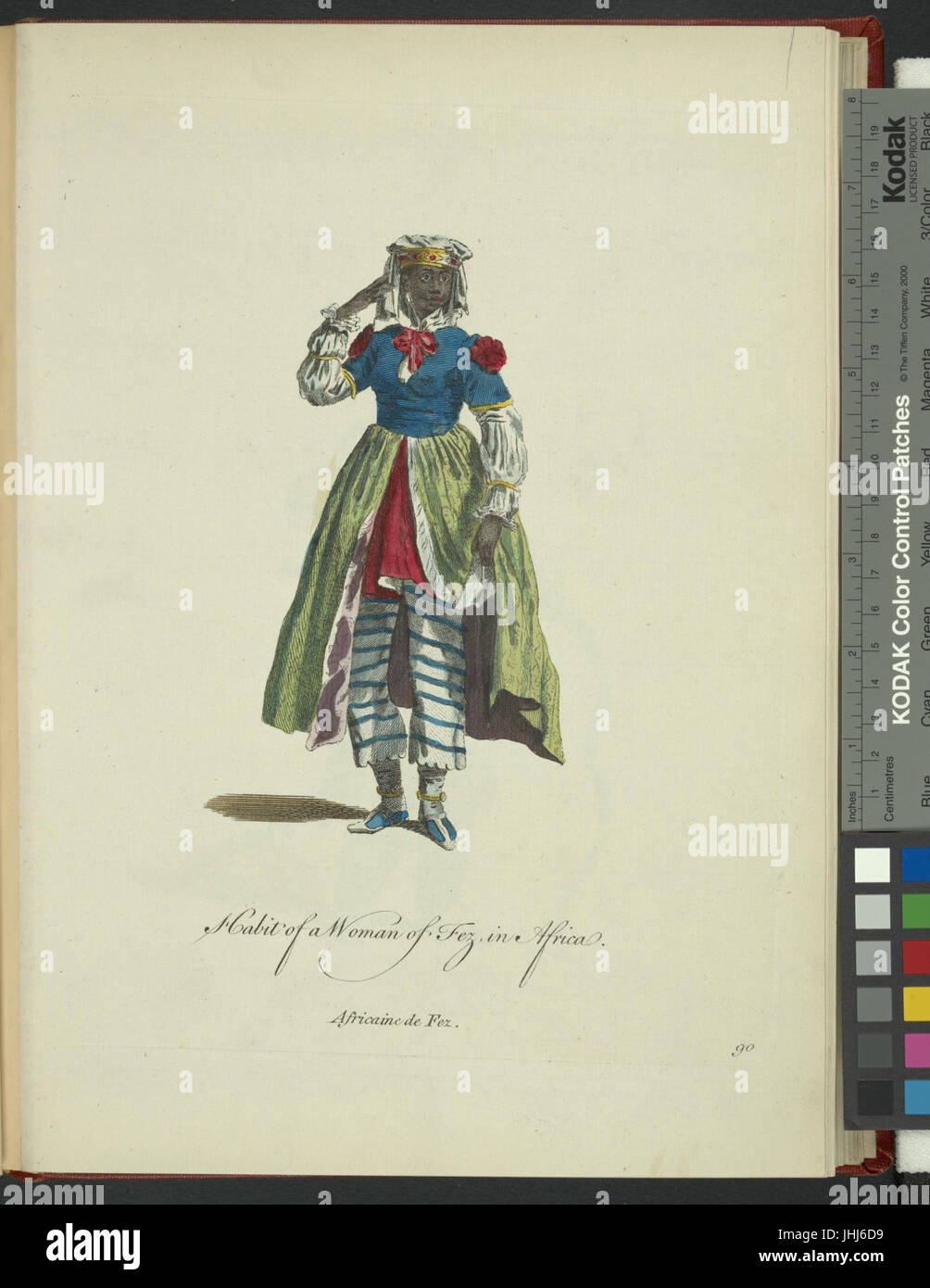 Habit of a woman of Fez in Africa. Africaine de Fez (NYPL b14140320 ...