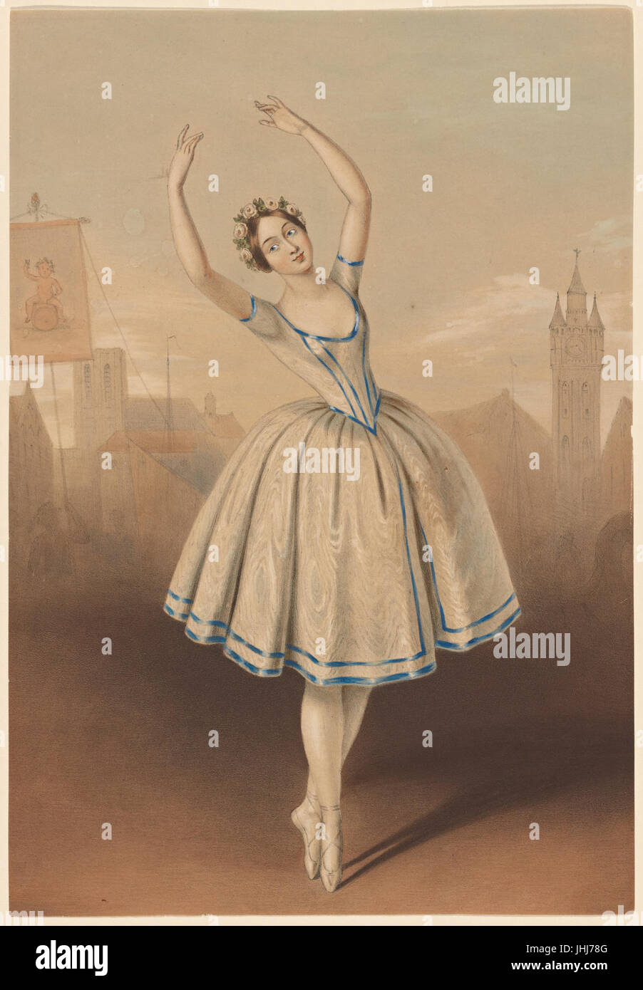 Louise Fleury as the Beauty of Ghent (NYPL b12148380-5234628 Stock ...