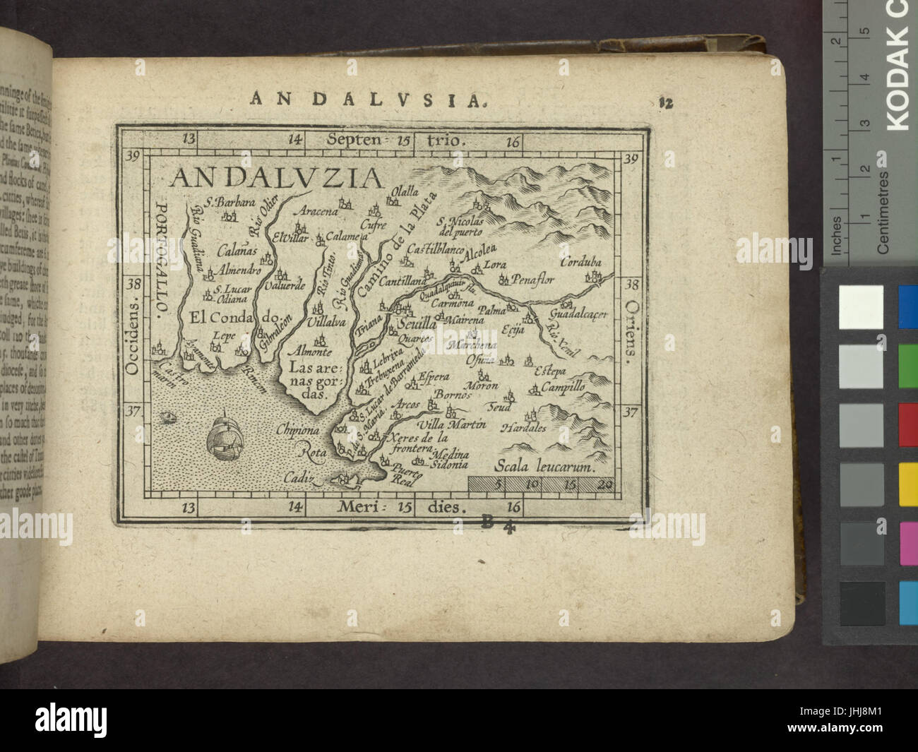 Map of andaluzia hi-res stock photography and images - Alamy