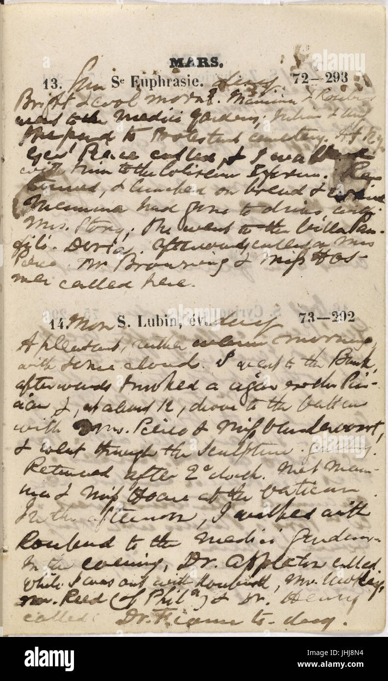 A handwritten 1859 Italian diary, capturing personal accounts and ...