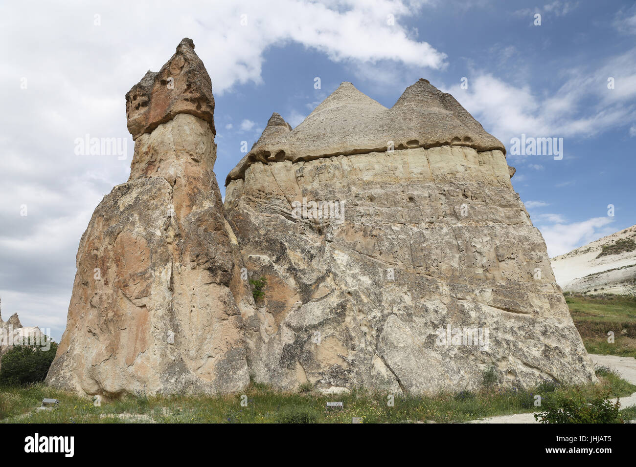 Rock Formations in Pasabag Monks Valley, Cappadocia, Turkey Stock Photo ...