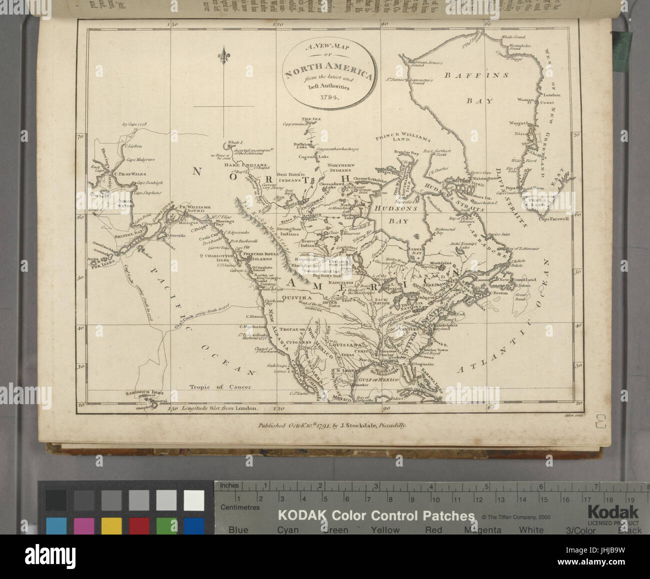 A new map of North America from the latest and best authorities, 1794 ...