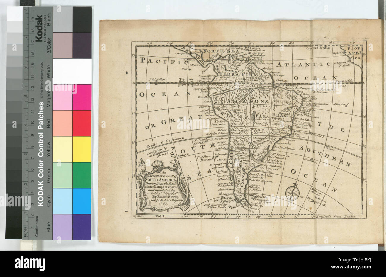 An accurate map of South America - drawn from the best modern maps and ...