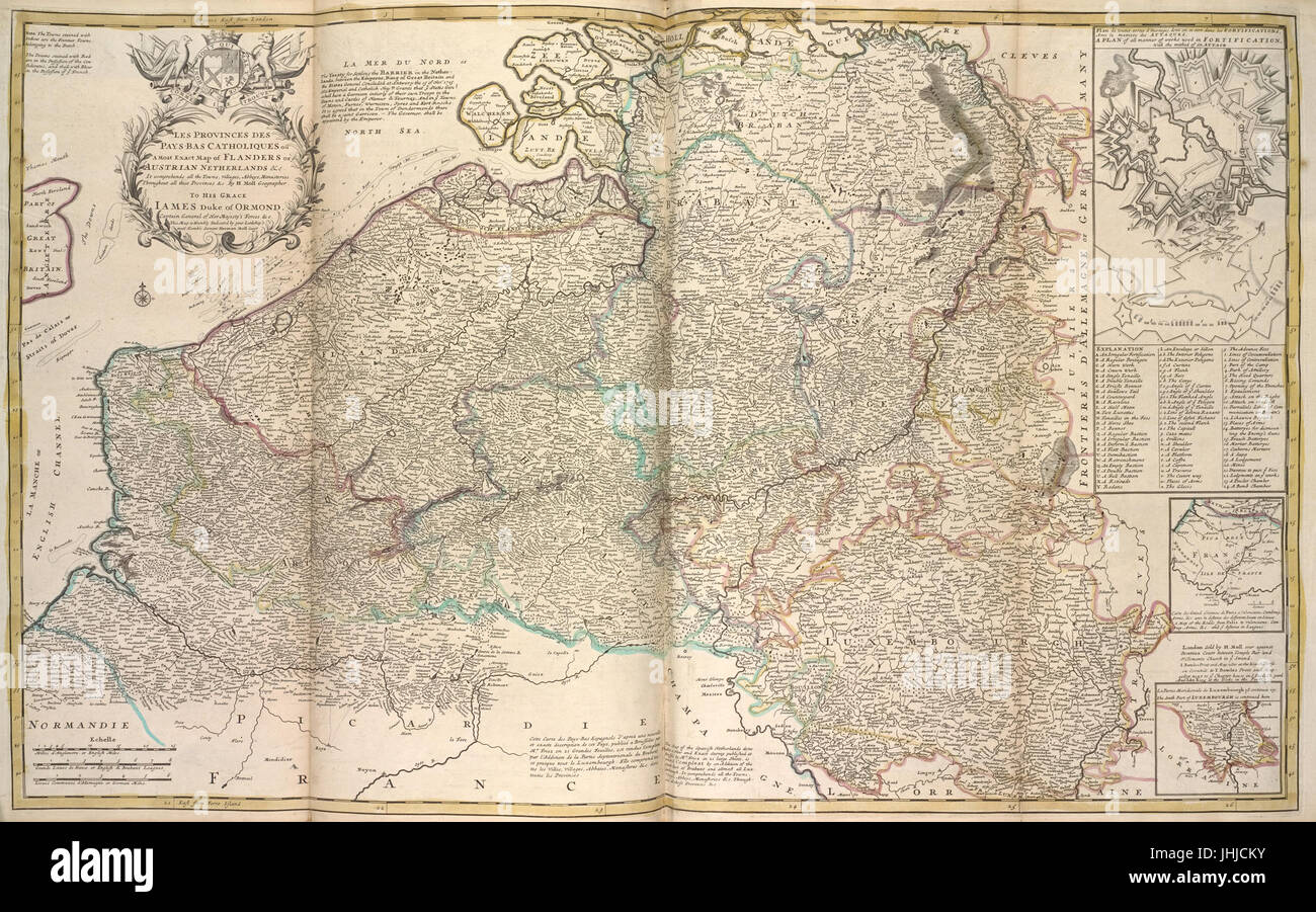 Map of flanders hi-res stock photography and images - Alamy