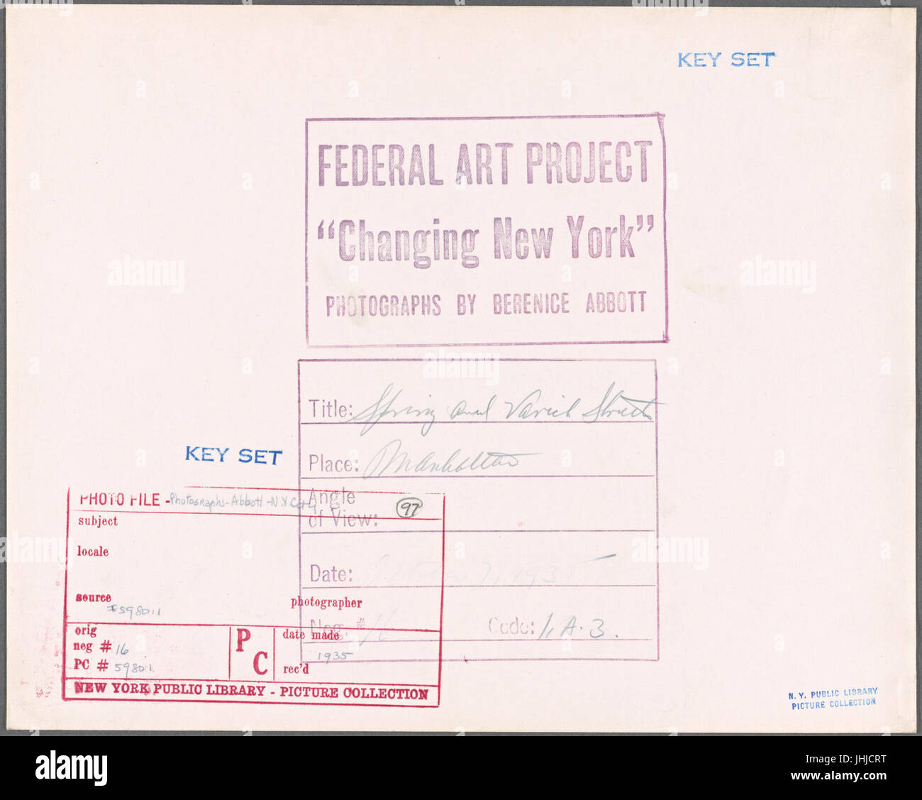 Varick and spring hi-res stock photography and images - Alamy