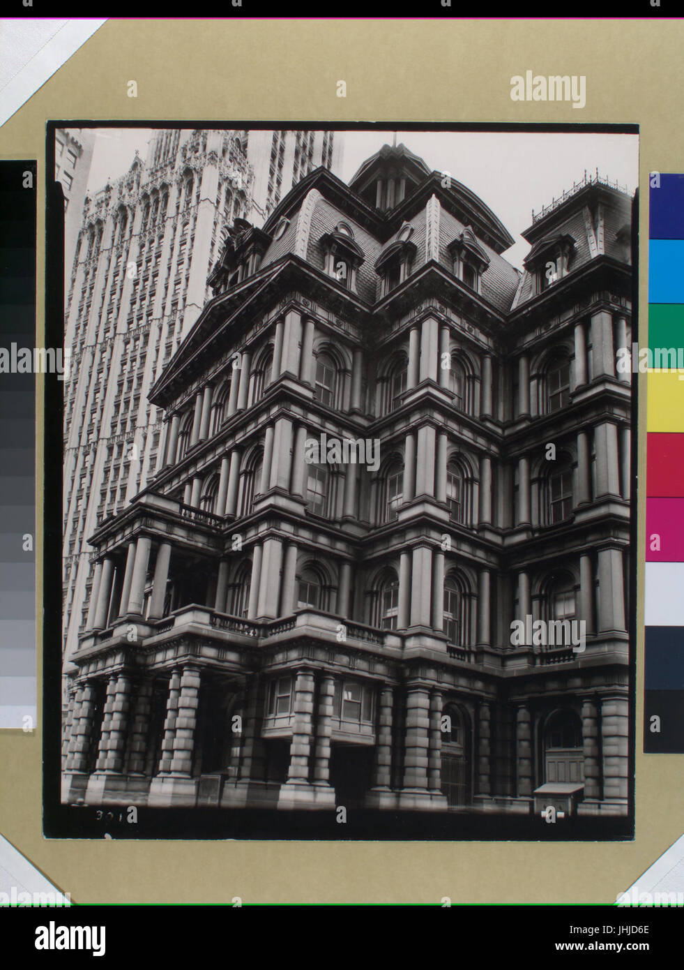 Old Post Office, Broadway and Park Row, Manhattan (NYPL b13668355 ...