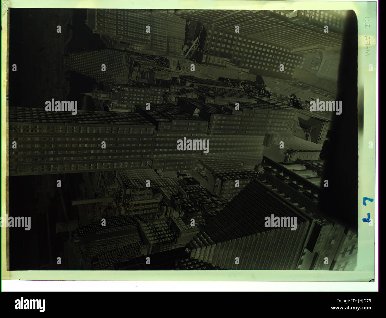 Wall Street district, from roof of Irving Trust Co. Building, Manhattan ...